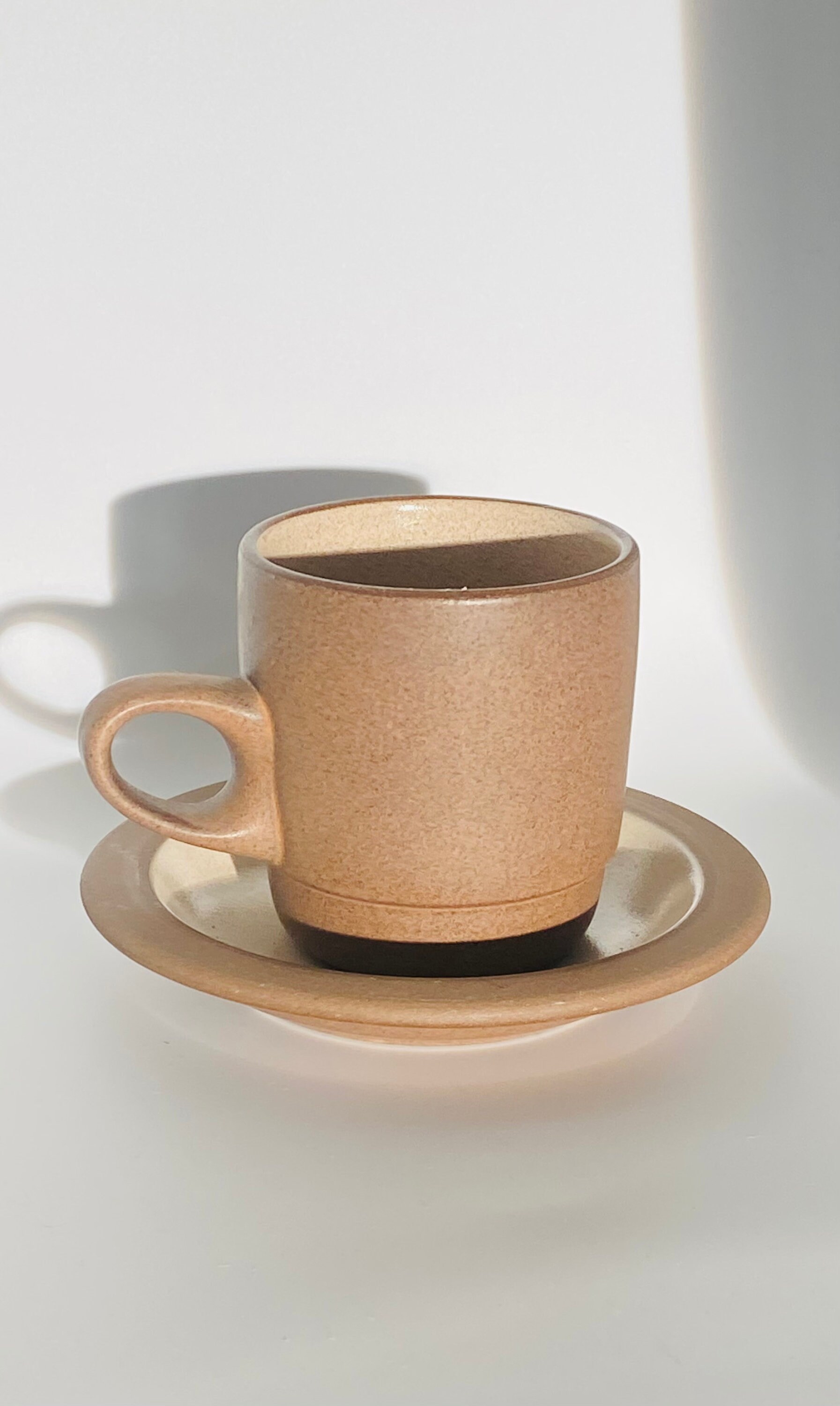 Vintage Heath MCM Stack Rim Line Saucer in Desert - Etsy