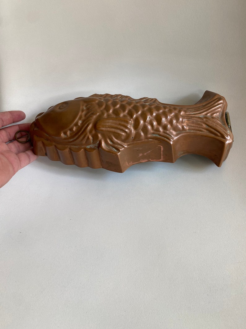 Vintage Copper Fish Mold - Etsy