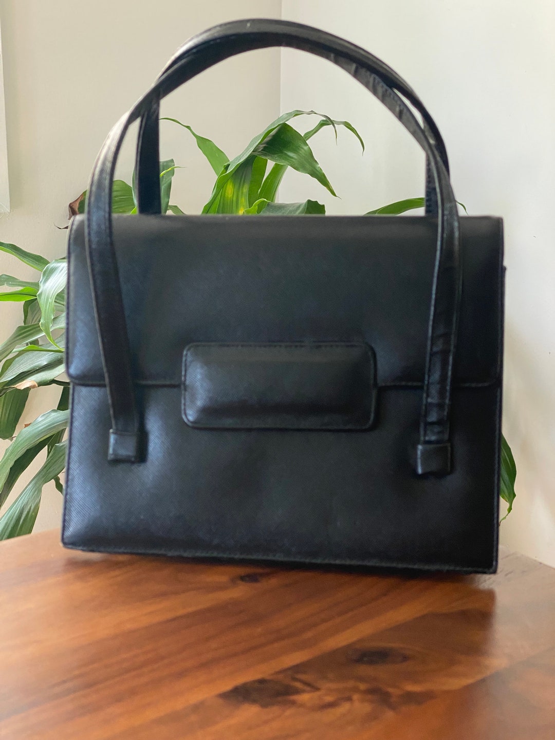 Vintage Susan Gail Handbag Purse Saffiano Style Leather - Etsy