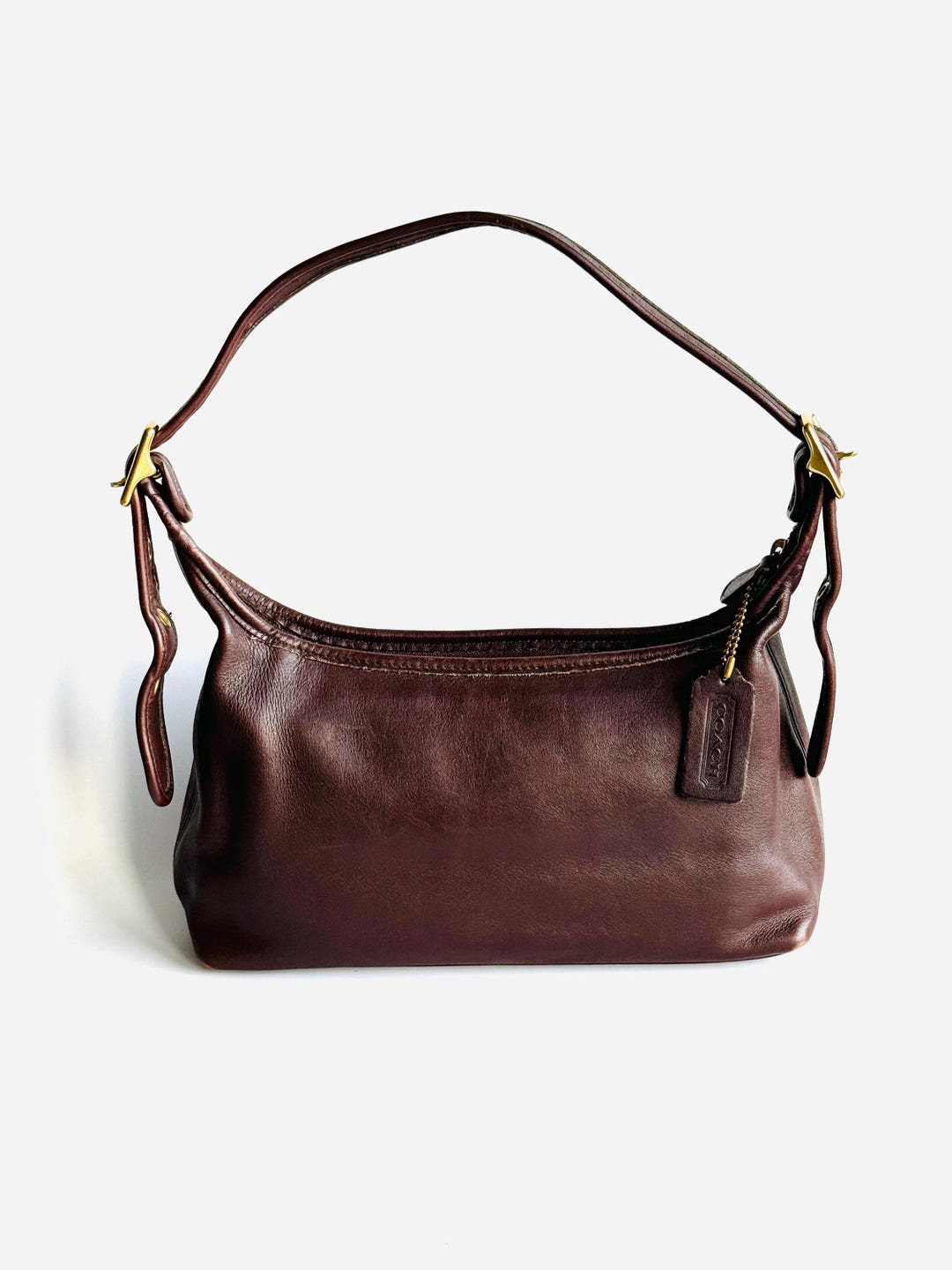 Vintage Coach Legacy Hobo Shoulder Bag Purse in Mahogany Leather Style ...