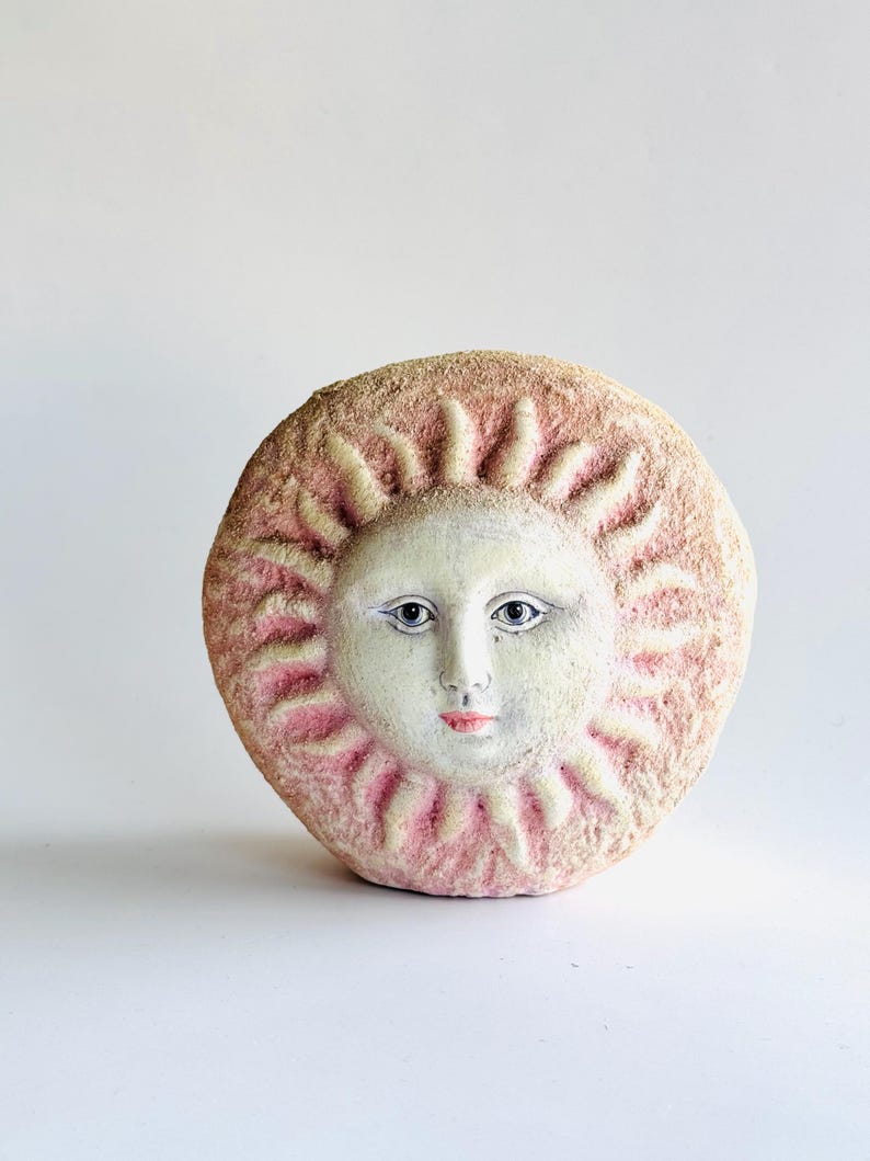 Vintage Anthropomorphic Sun Sculpture by Mexican Cubist Sculptor ...