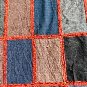 Vintage / Antique Wool Men’s Suit Patch Patchwork Crochet Embroiderd ...
