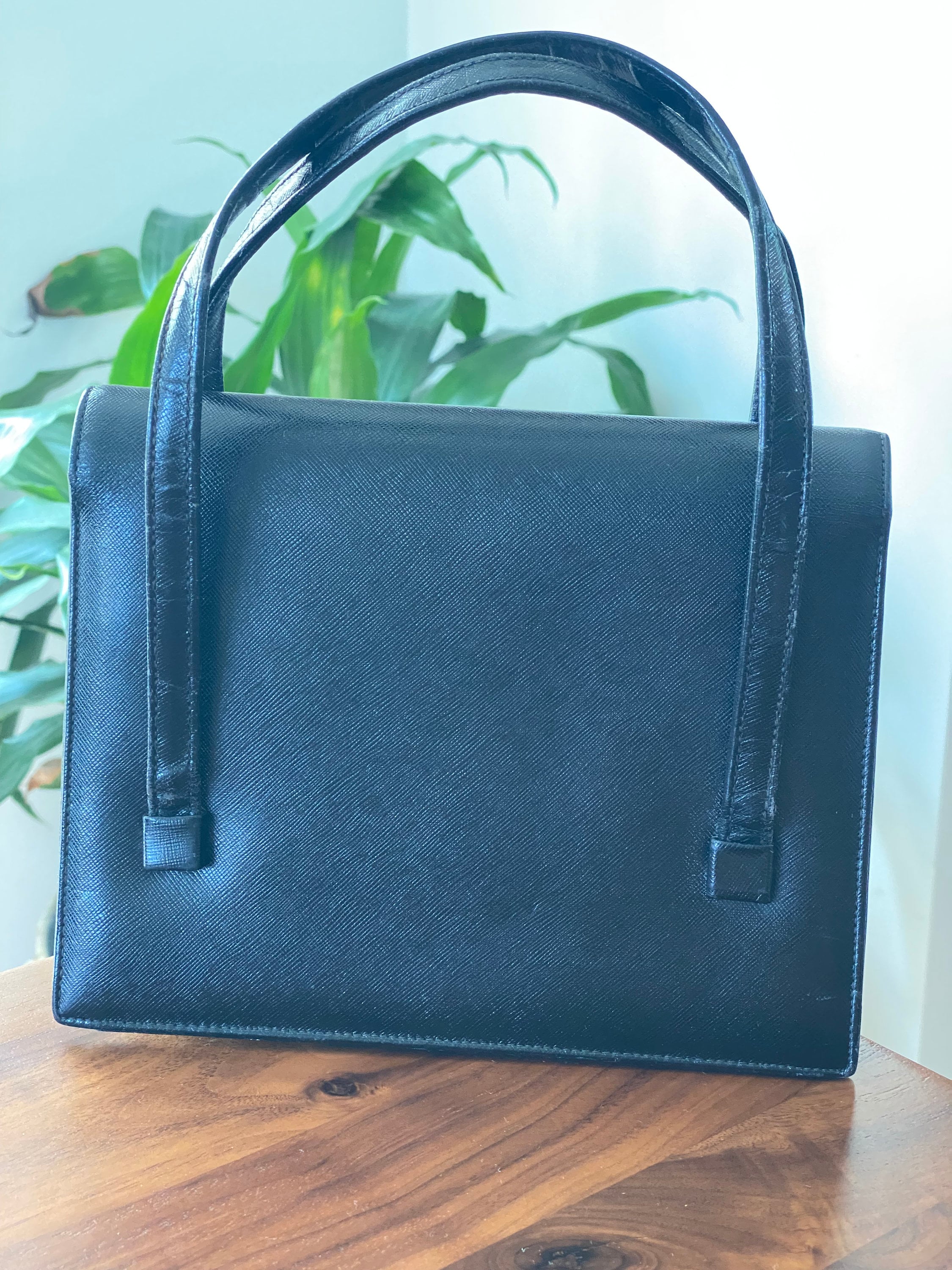 Vintage Susan Gail Handbag Purse Saffiano Style Leather - Etsy