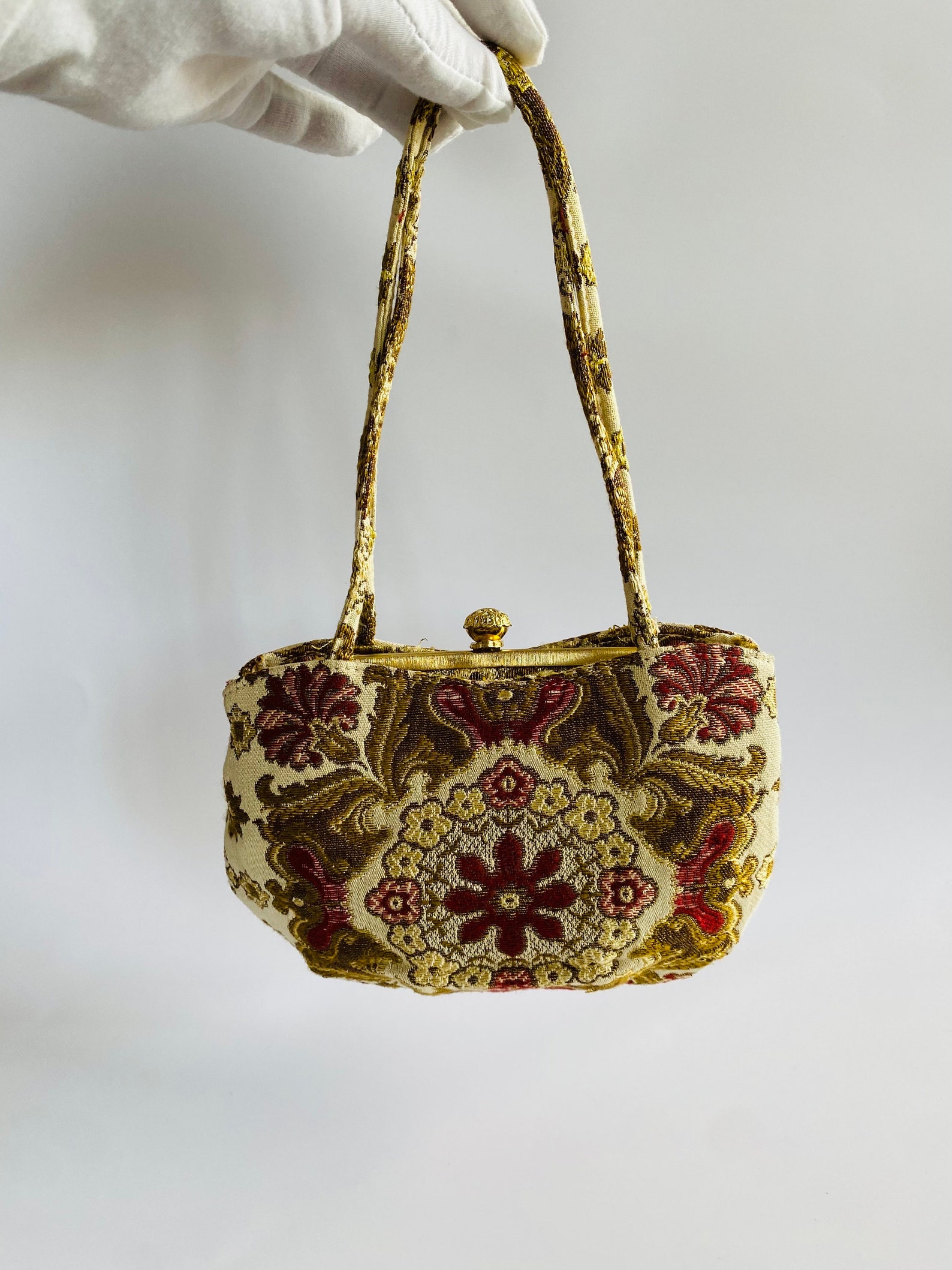 Vintage Walborg Tapestry Bag Purse West Germany Made - Etsy