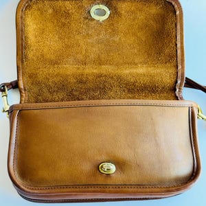 Vintage Rare Coach New York Double Strap Dinky Shoulder Bag Purse 1970s ...