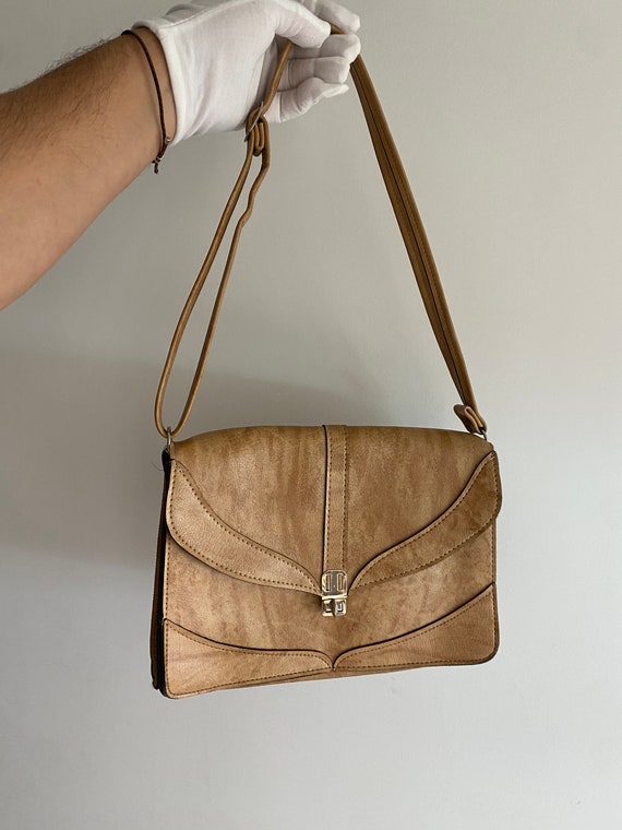 vintage purse handbag vinyl - Gem