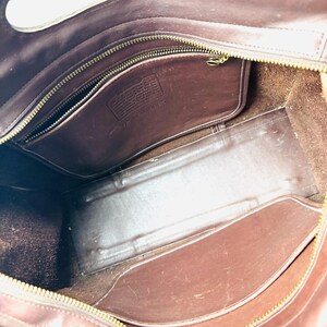 Vintage Coach Large Shopper Tote Bag Style 9995 in Glovetanned Mahogany ...