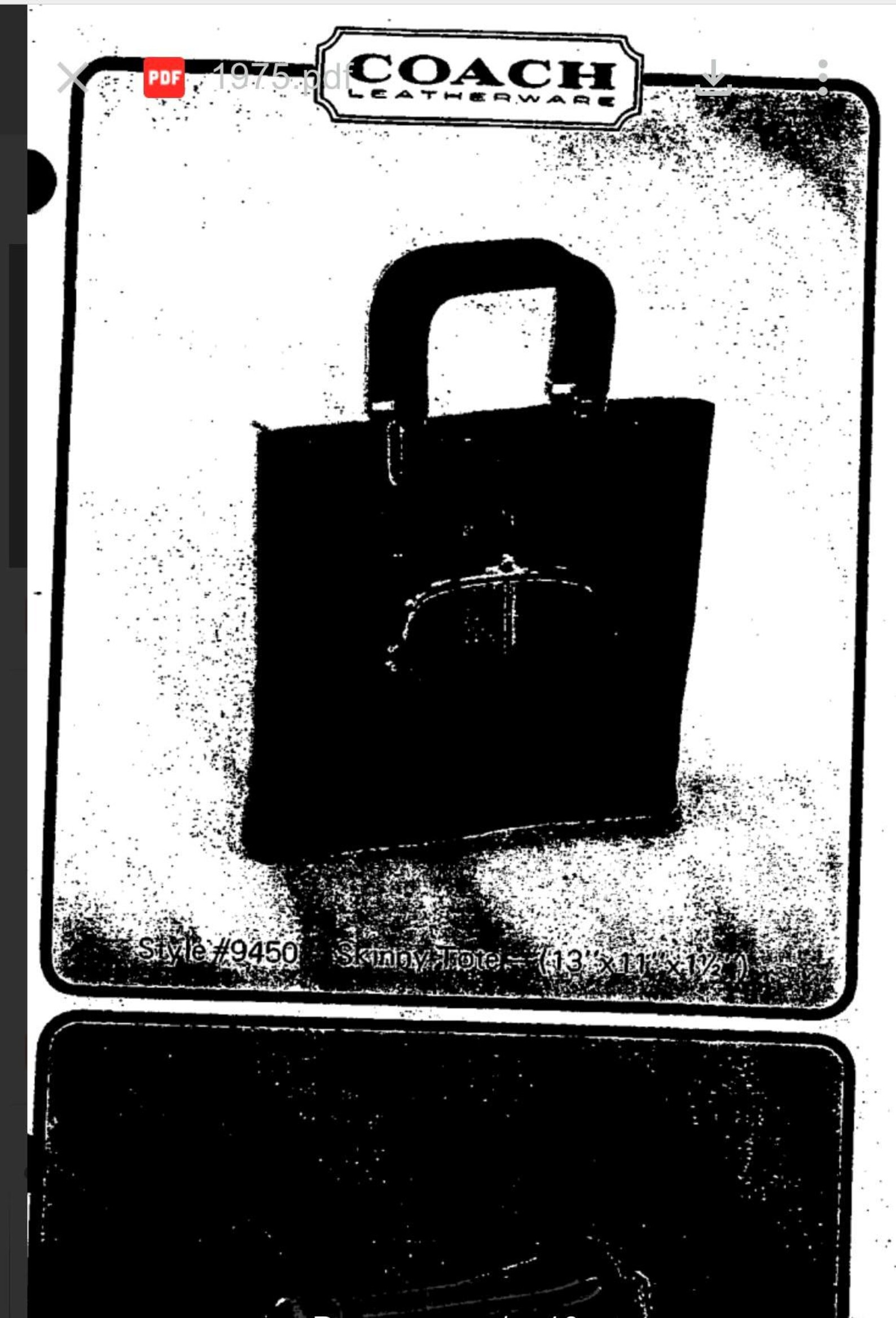 Rare Vintage Pre Creed Coach by Bonnie Cashin Leather Cashin Carry Slim ...