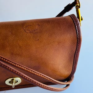 Vintage Rare Coach New York Double Strap Dinky Shoulder Bag Purse 1970s ...
