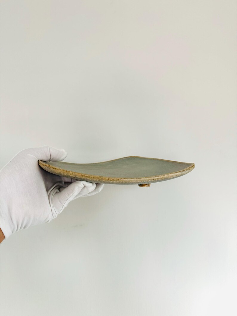 MH Ceramics Catalina Footed Tray by Adi Mizrahi and Ron Hellman Organic ...