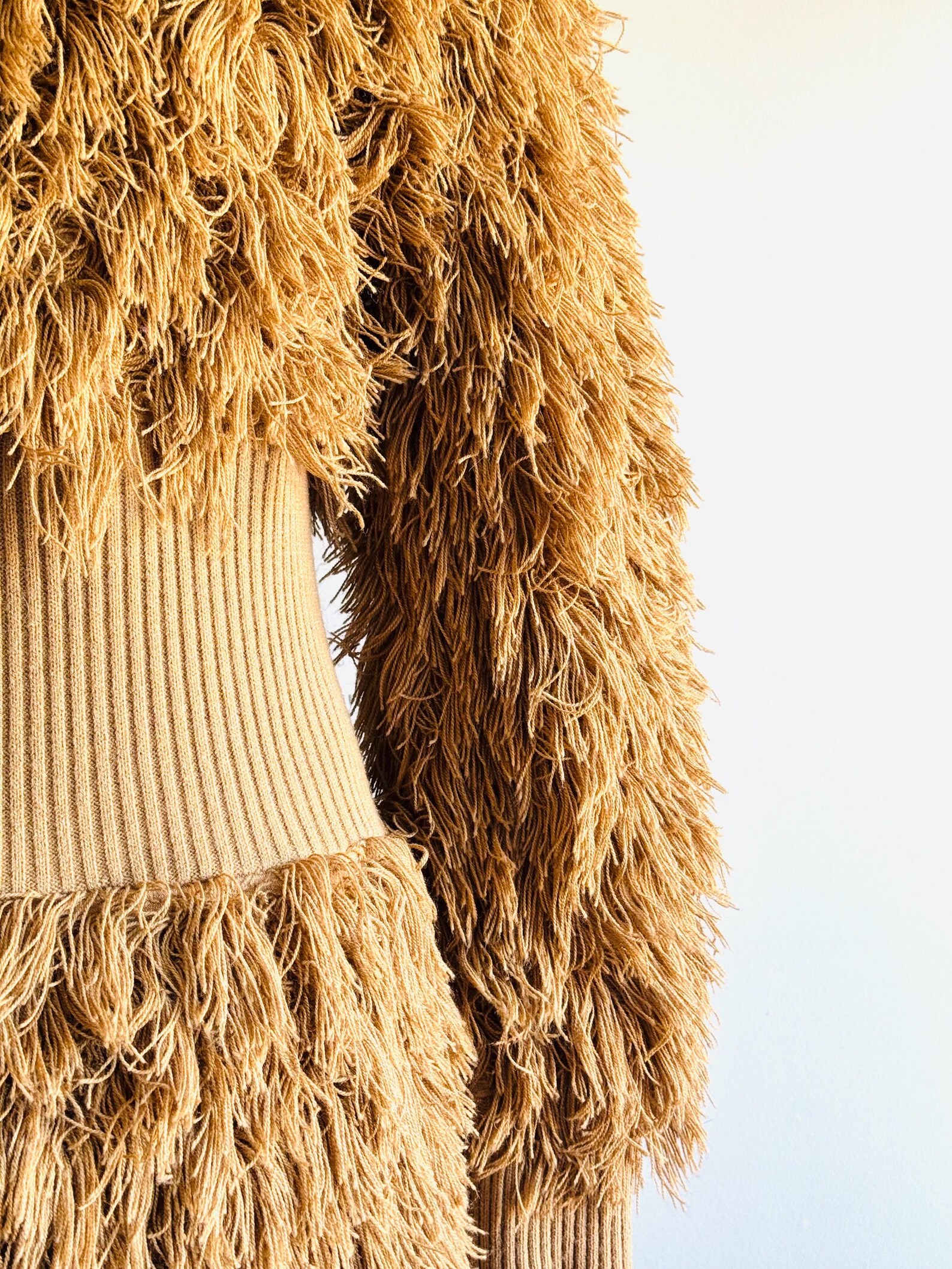 Vintage Crissa by Thayer Penny Lane Shag Coat Made in France Full ...