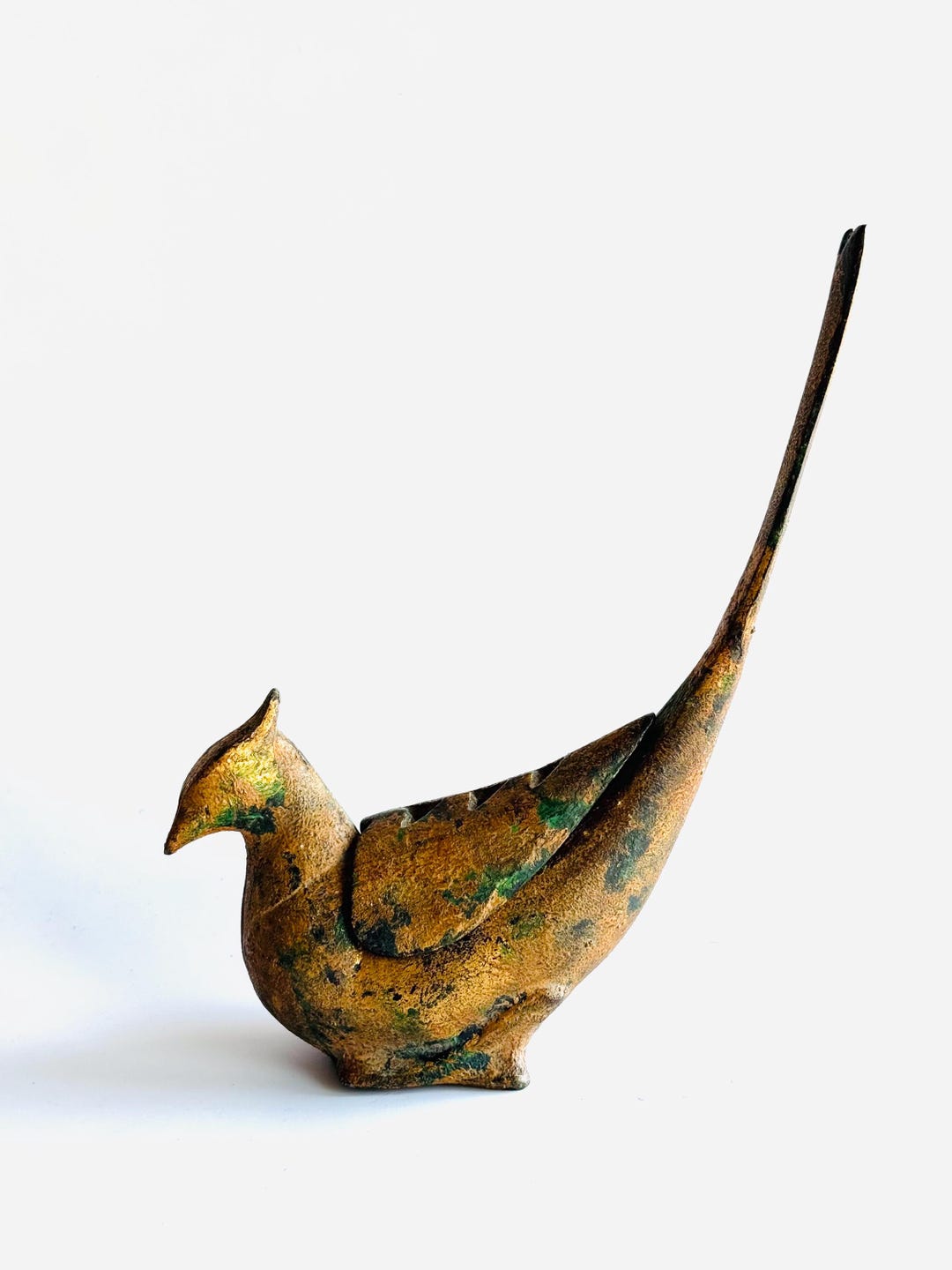 Vintage Mid-century Japanese Koro Bird Incense Burner Cast Iron ...