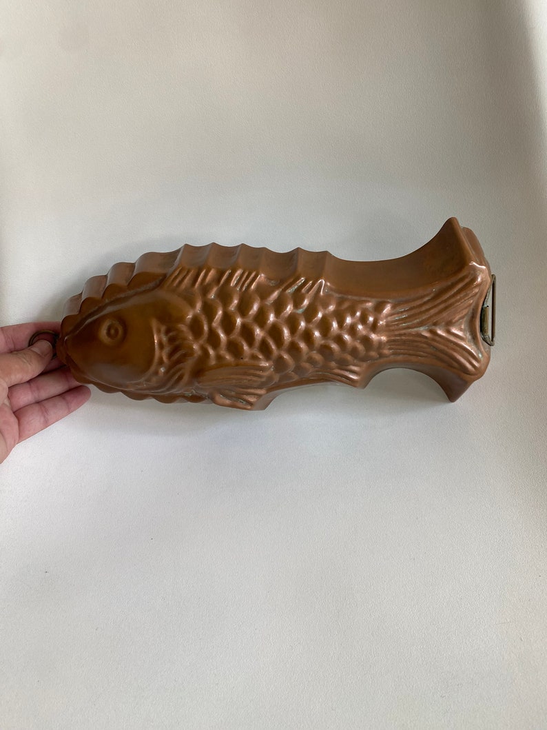 Vintage Copper Fish Mold - Etsy