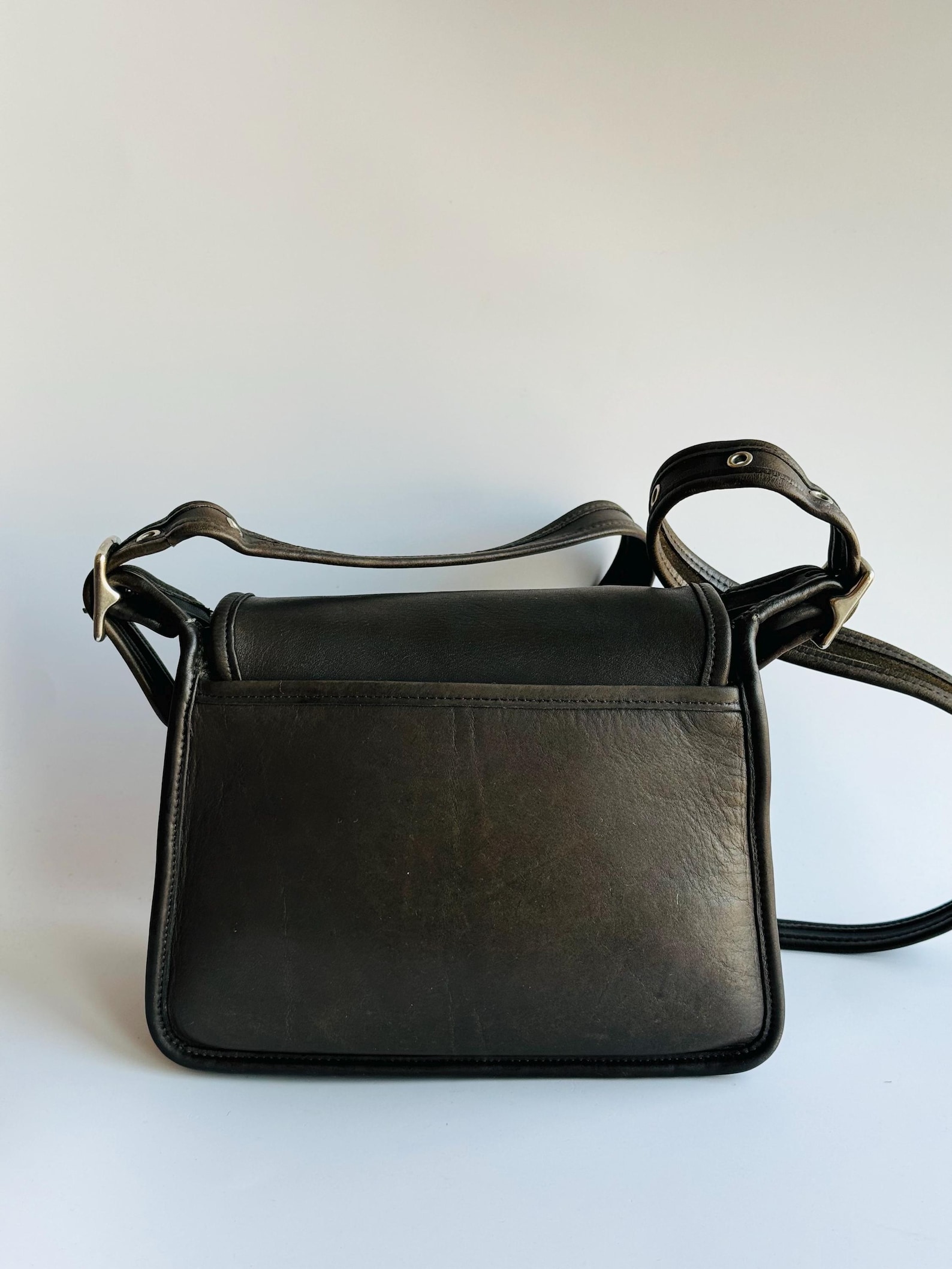 Vintage Coach New York Legacy Rambler 9061 Grey With Nickel Hardware ...