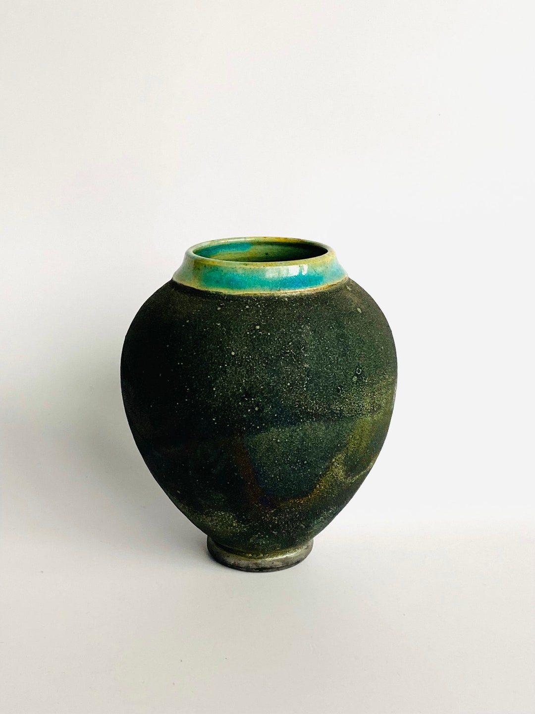 Beautiful Vintage Raku Vase by Kimmberly Loane Artist Signed Studio ...