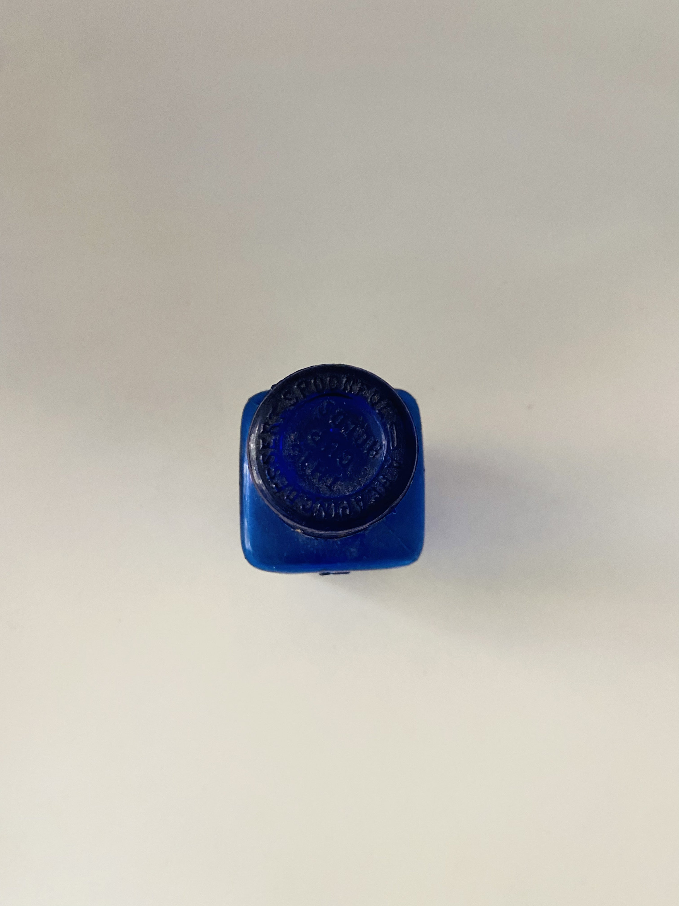 Antique Cobalt Blue Glass Bottle John Wyeth & Bro With Cap - Etsy