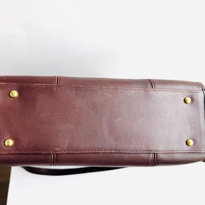 Vintage Coach Large Shopper Tote Bag Style 9995 in Glovetanned Mahogany ...