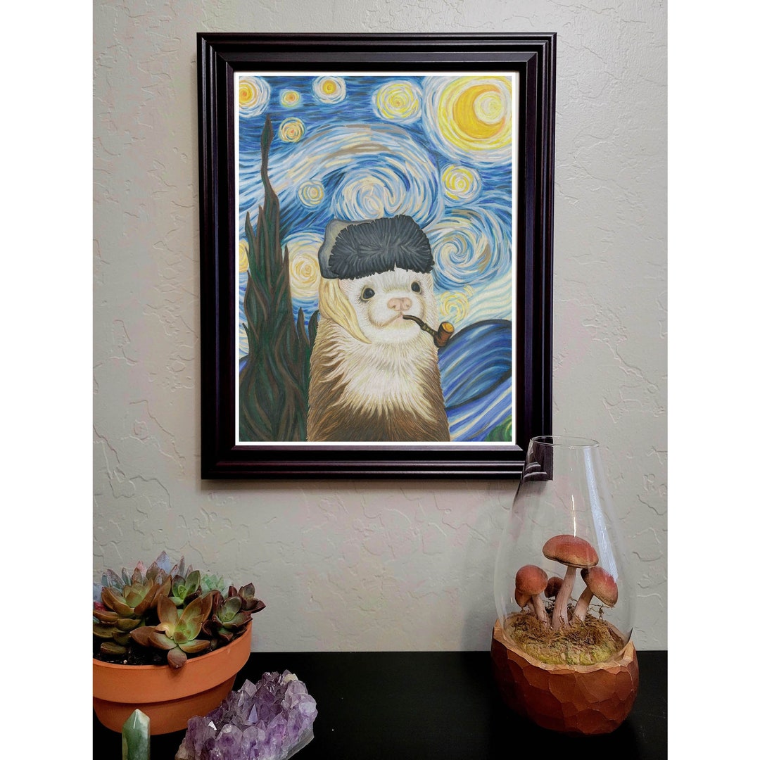 Dooking Under the Stars by Clumsy Human Art Vincent Van Gogh the Starry ...