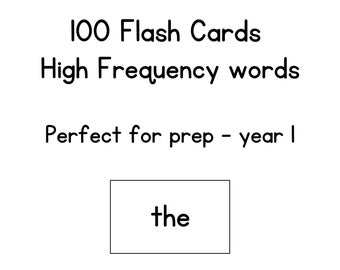 Oxford 100 High Frequency Words Flashcards: Australian Handwriting ...