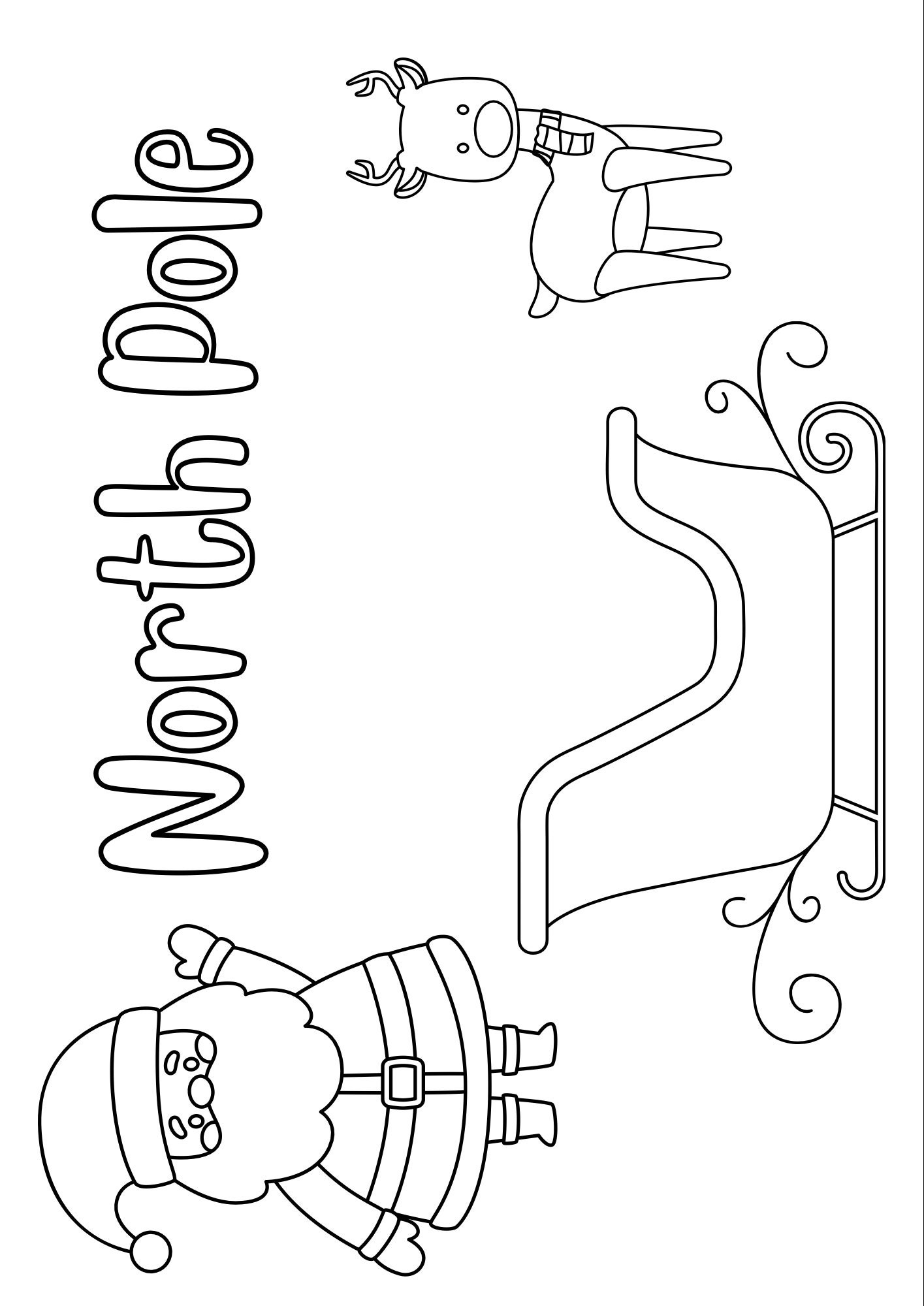 10 Christmas Coloring Pages - Etsy