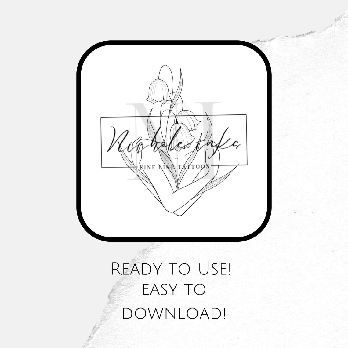 May Birth Flower Tattoo Design | Lily of the Valley | Tattoo Drawing ...