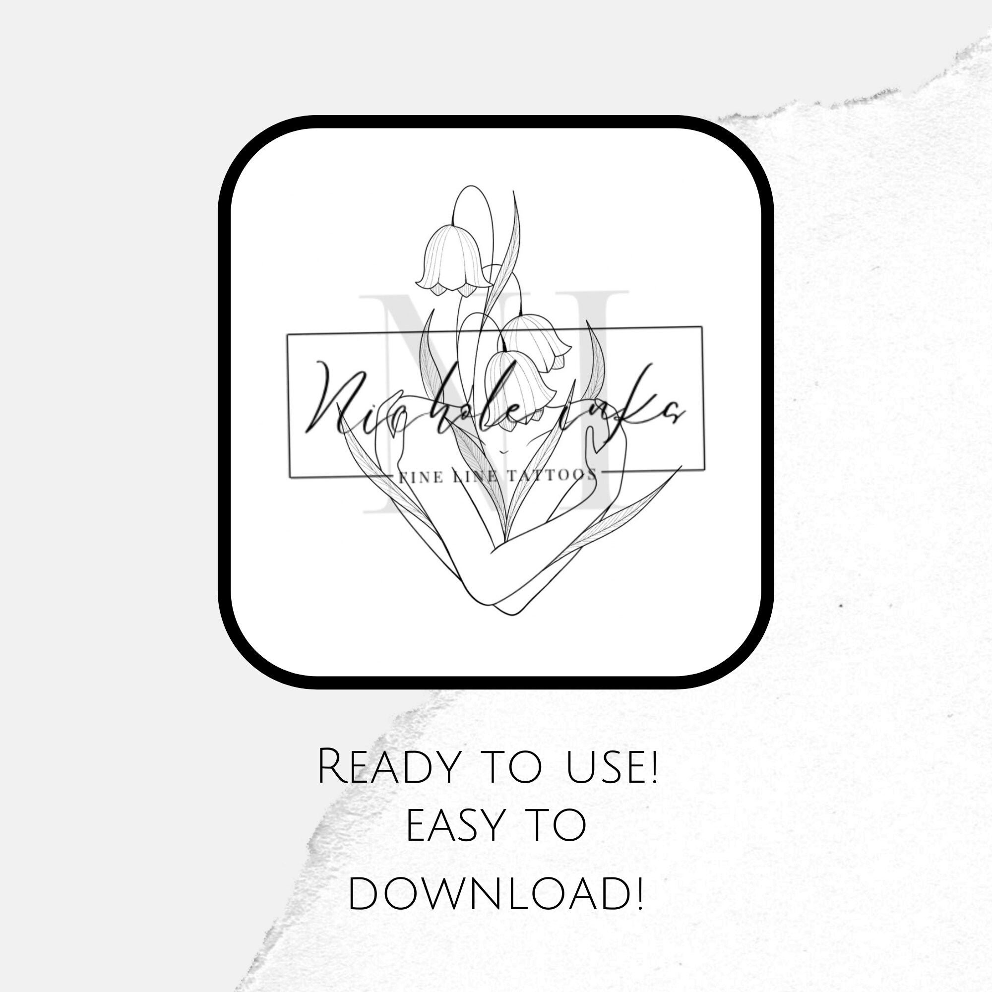 May Birth Flower Tattoo Design | Lily of the Valley | Tattoo Drawing ...