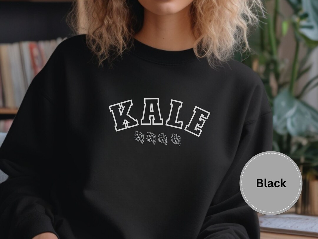 Yale Kale Varsity Sweatshirt | Graduate Kale Plantbased | Vegan Kale ...