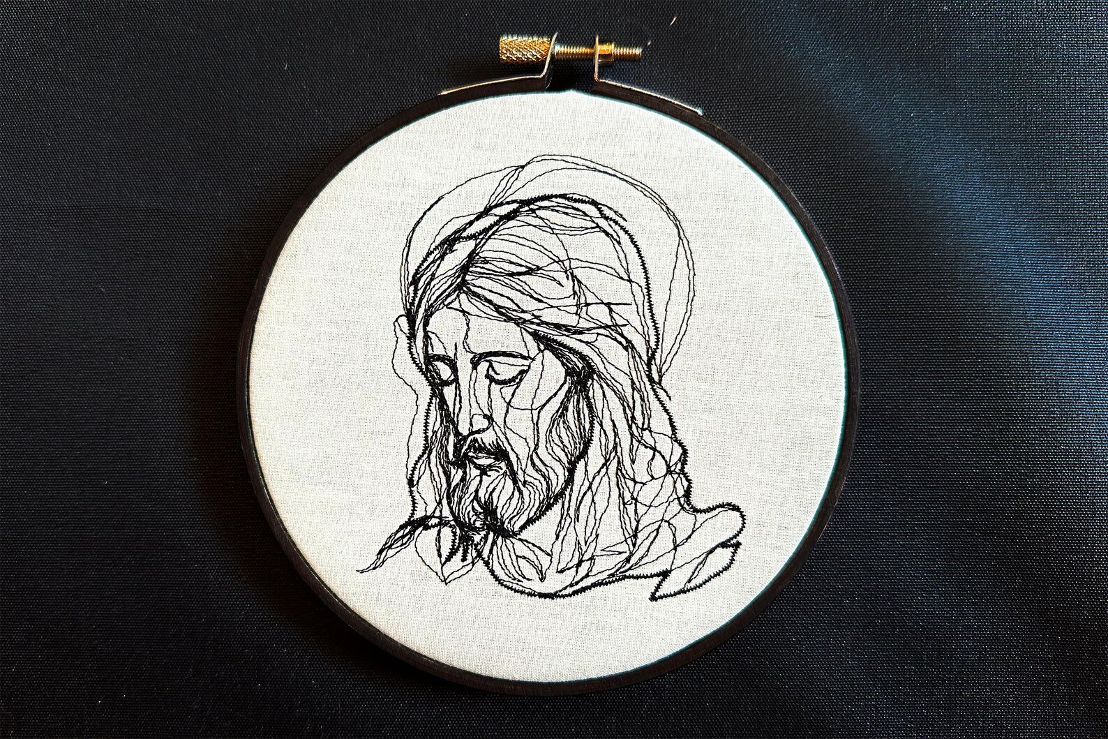 Jesus Christ Machine Embroidery - Etsy