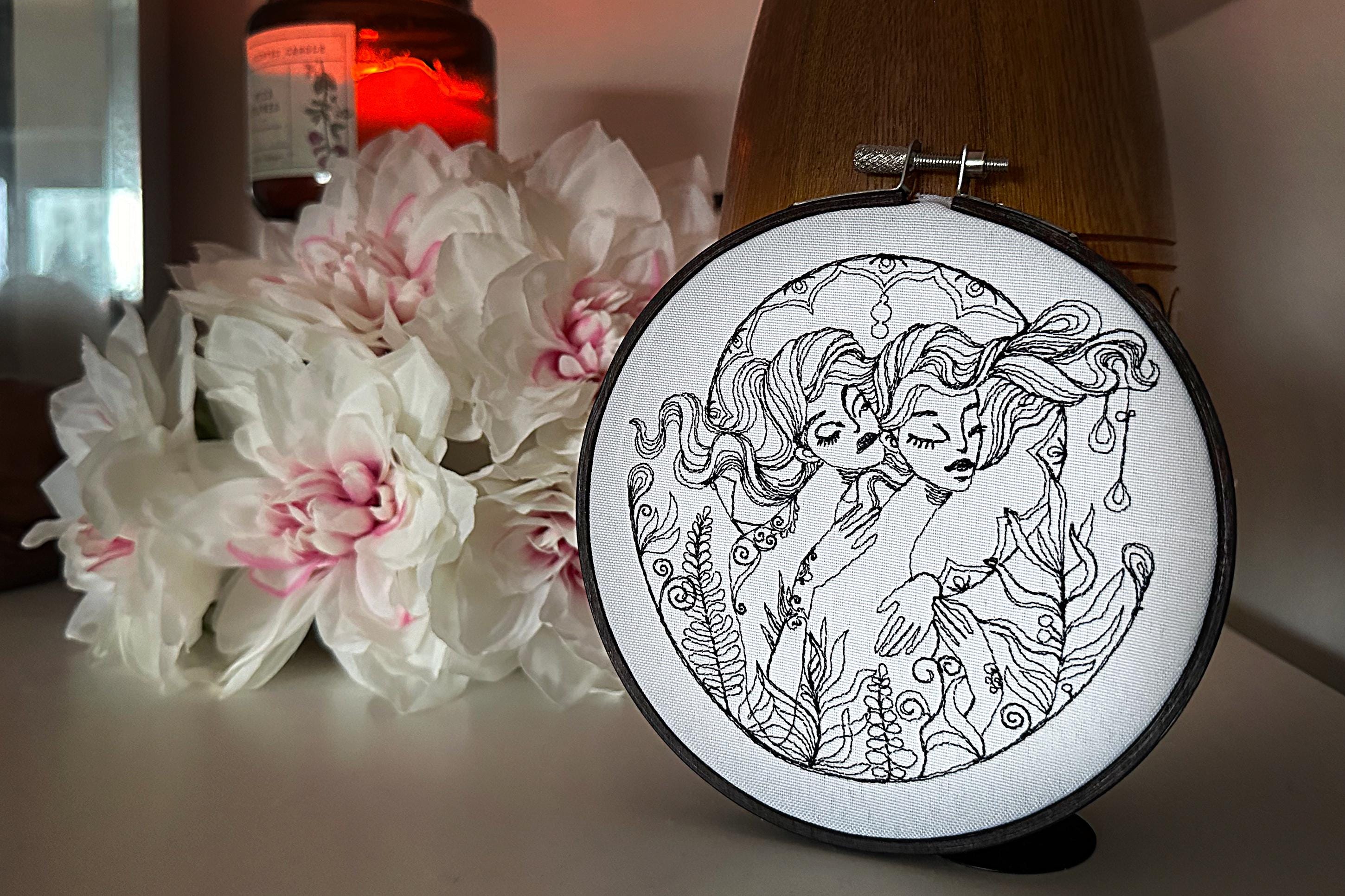 Two Sisters Digital Machine Embroidery Design - Etsy