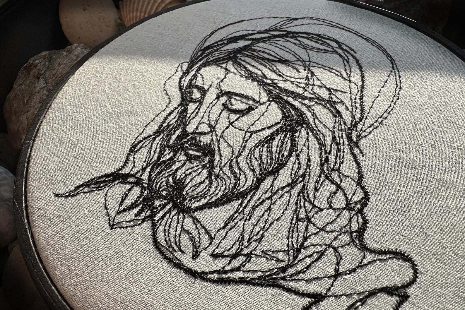 Jesus Christ Machine Embroidery - Etsy