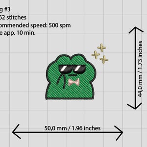 Frog Bundle, Set of Four, Frog Embroidery Design, Frog Embroidery ...