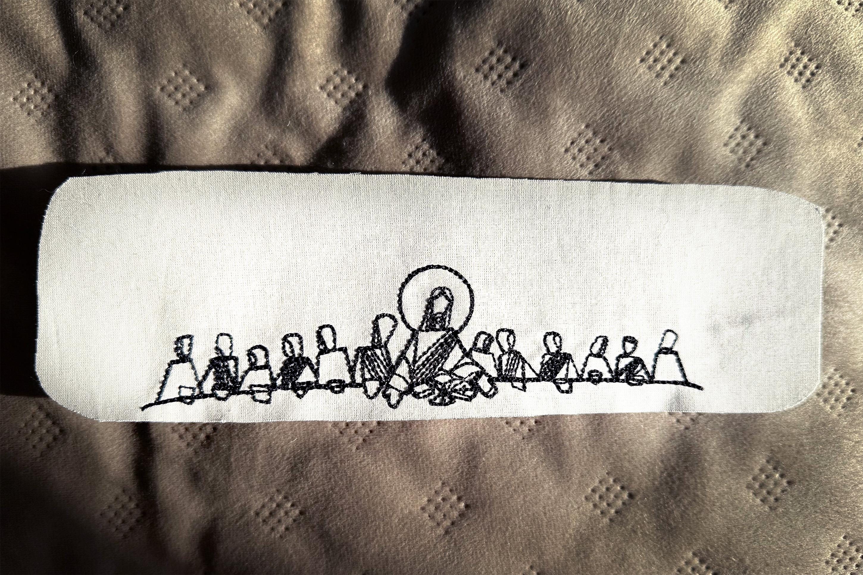 The Last Supper Machine Embroidery Design - Etsy
