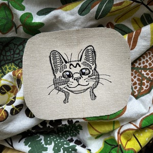 Cat Machine Embroidery Design - DIGITAL Machine Embroidery File With ...