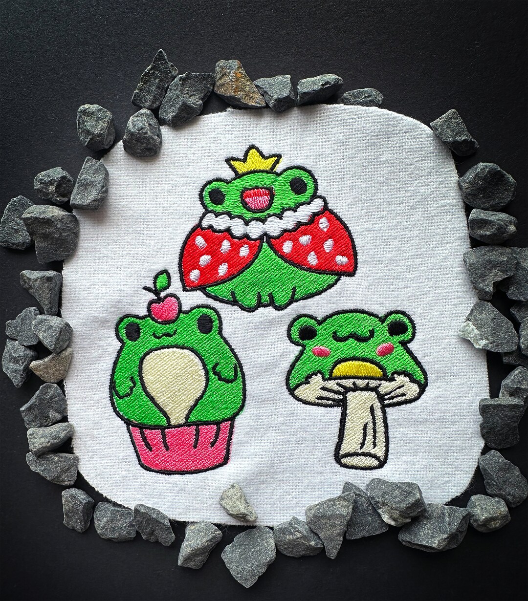 Frog Machine Embroidery Designs Triple Set - Etsy