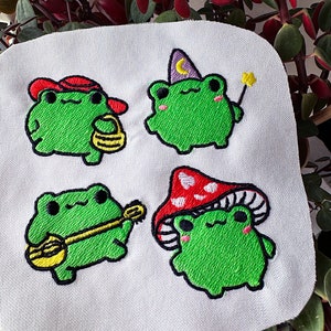 Frog Bundle Machine Embroidery Design - Etsy