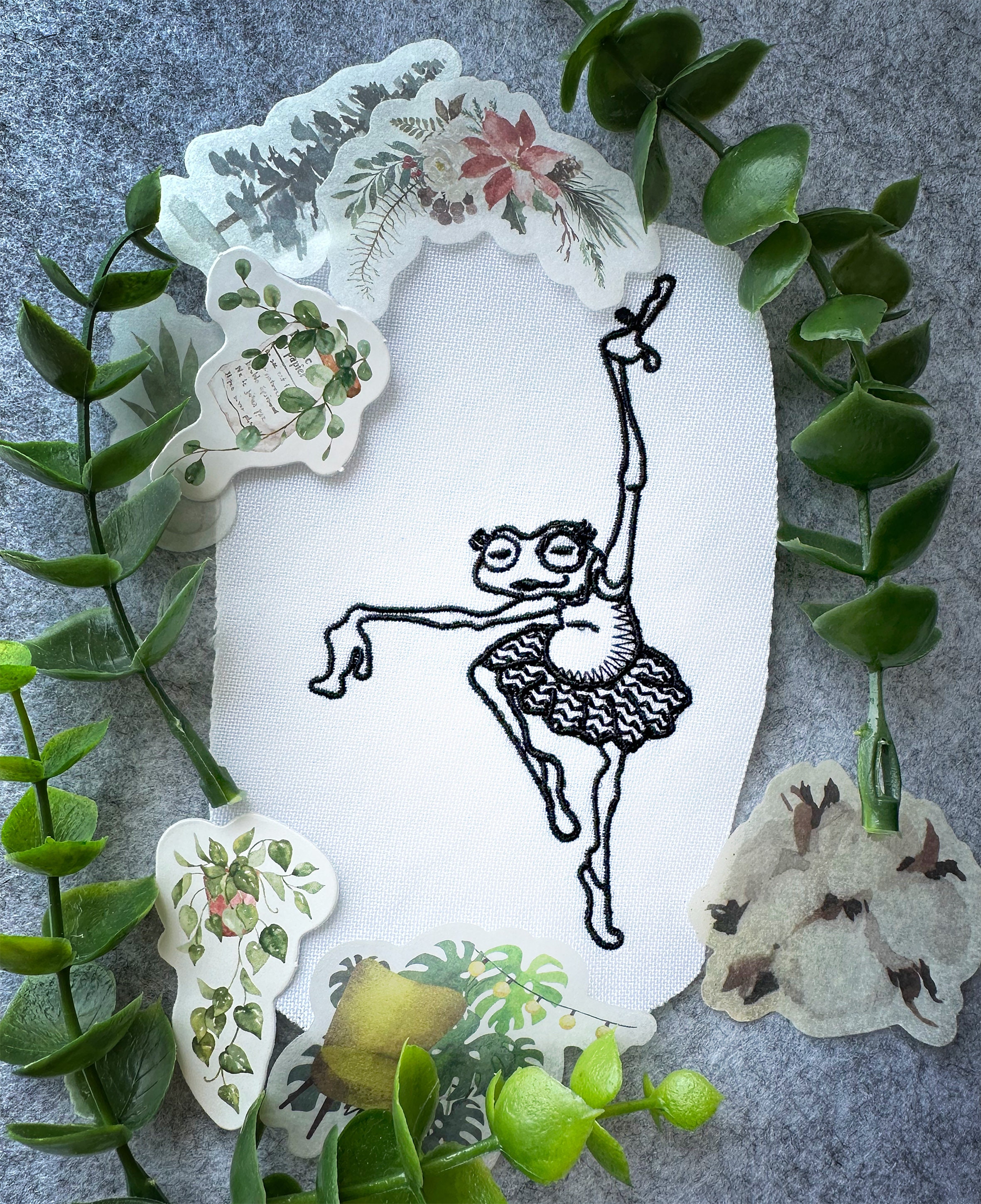 Dancing Frog Embroidery File DIGITAL Machine Embroidery - Etsy