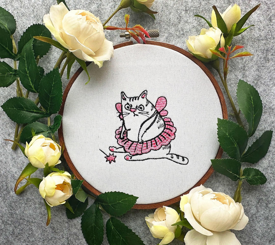 Grumpy Cat Machine Embroidery Design - Etsy