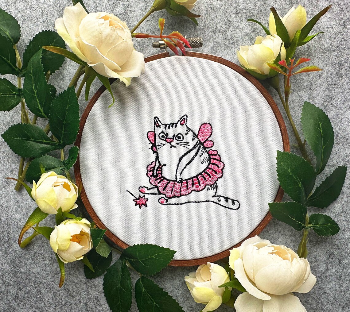 Grumpy Cat Machine Embroidery Design - Etsy