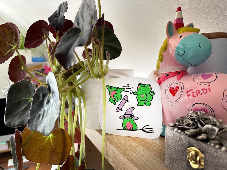 Funny Frog Embroidery Designs, Machine Embroidery Bundle (digital ...