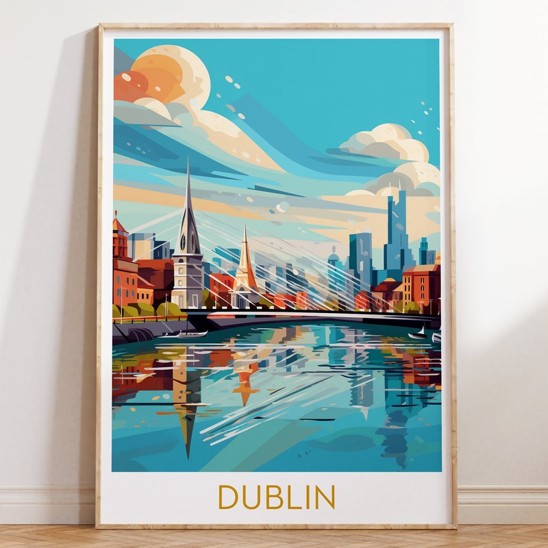 Dublin Poster - Etsy UK