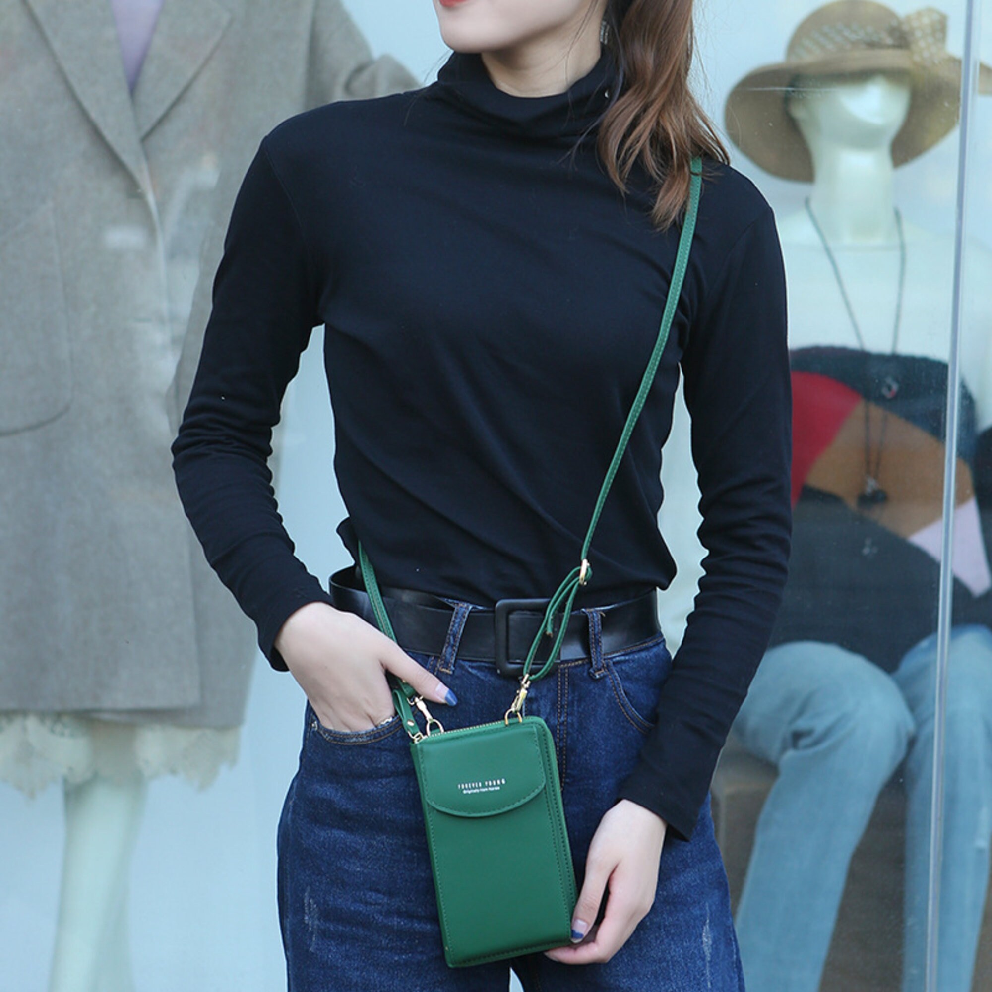 Clutch Phone Bag, Shoulder Mobile Phone Bag, Wallet Bag, ID Card Bag ...