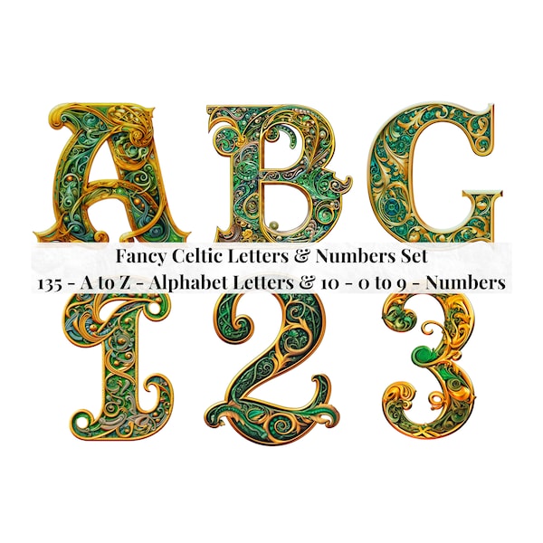 Under the Sea Printable Alphabet Letters and Numbers Fish Clipart PNG ...