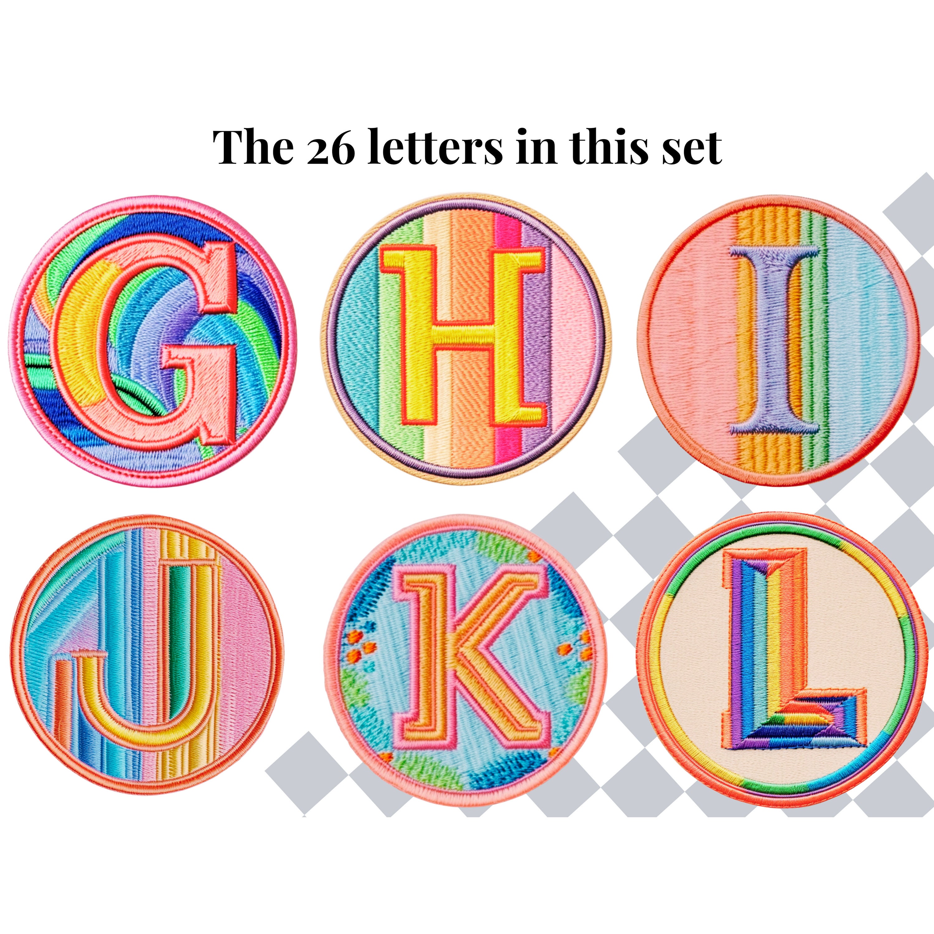 Pastel Clipart Alphabet Letters PNG Files for Digital Download ...