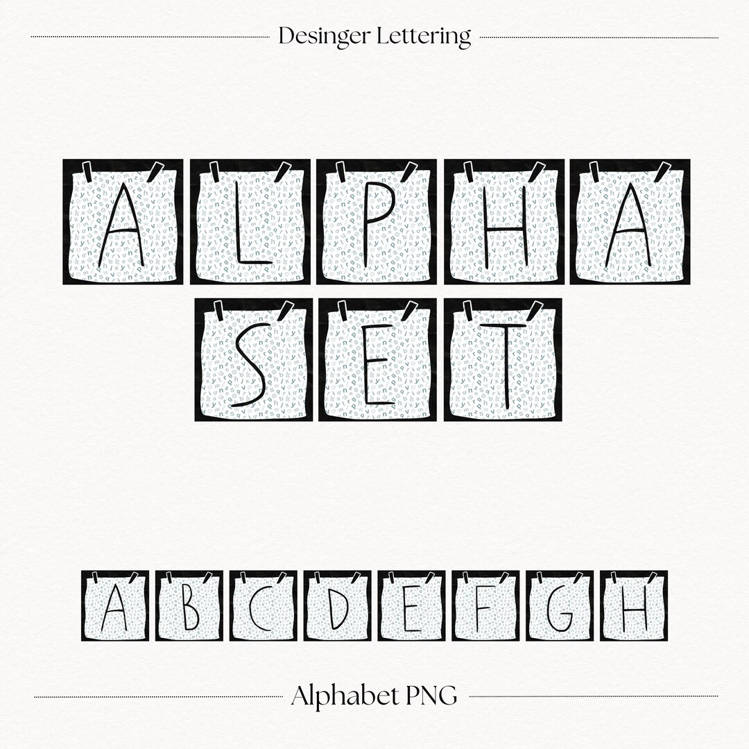 Alphabet Sticky Note Letters PNG, Uppercase Lettering, Printable ...