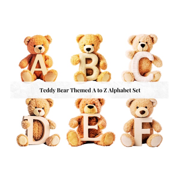 Bear Alphabet - Etsy