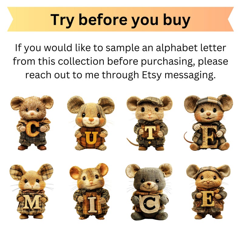 Mice Clipart Alphabet Letters, Mouse PNG Images, Animal Fonts ...