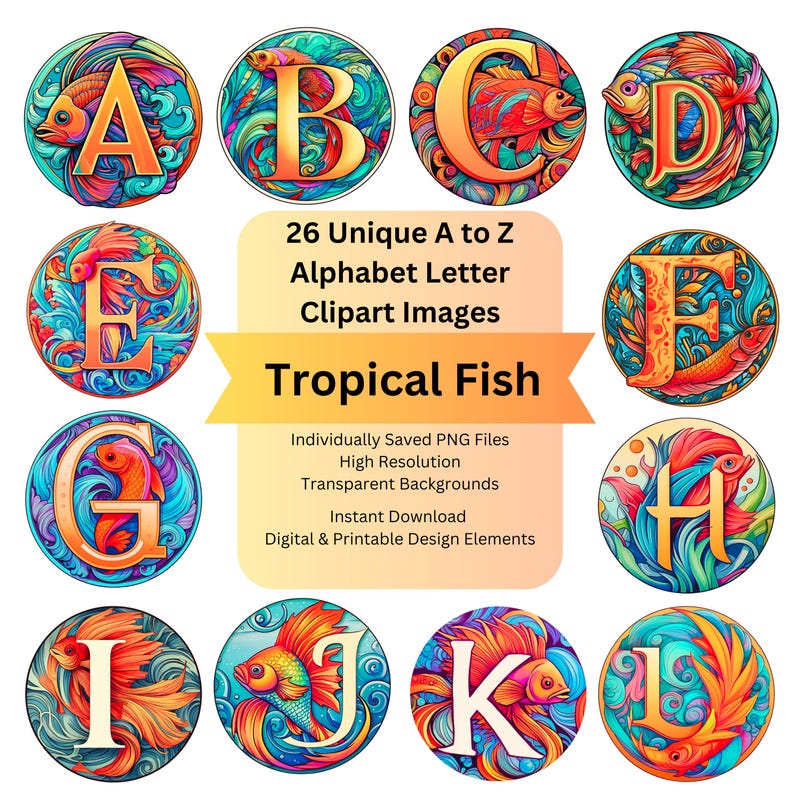 Tropical Fish - Etsy