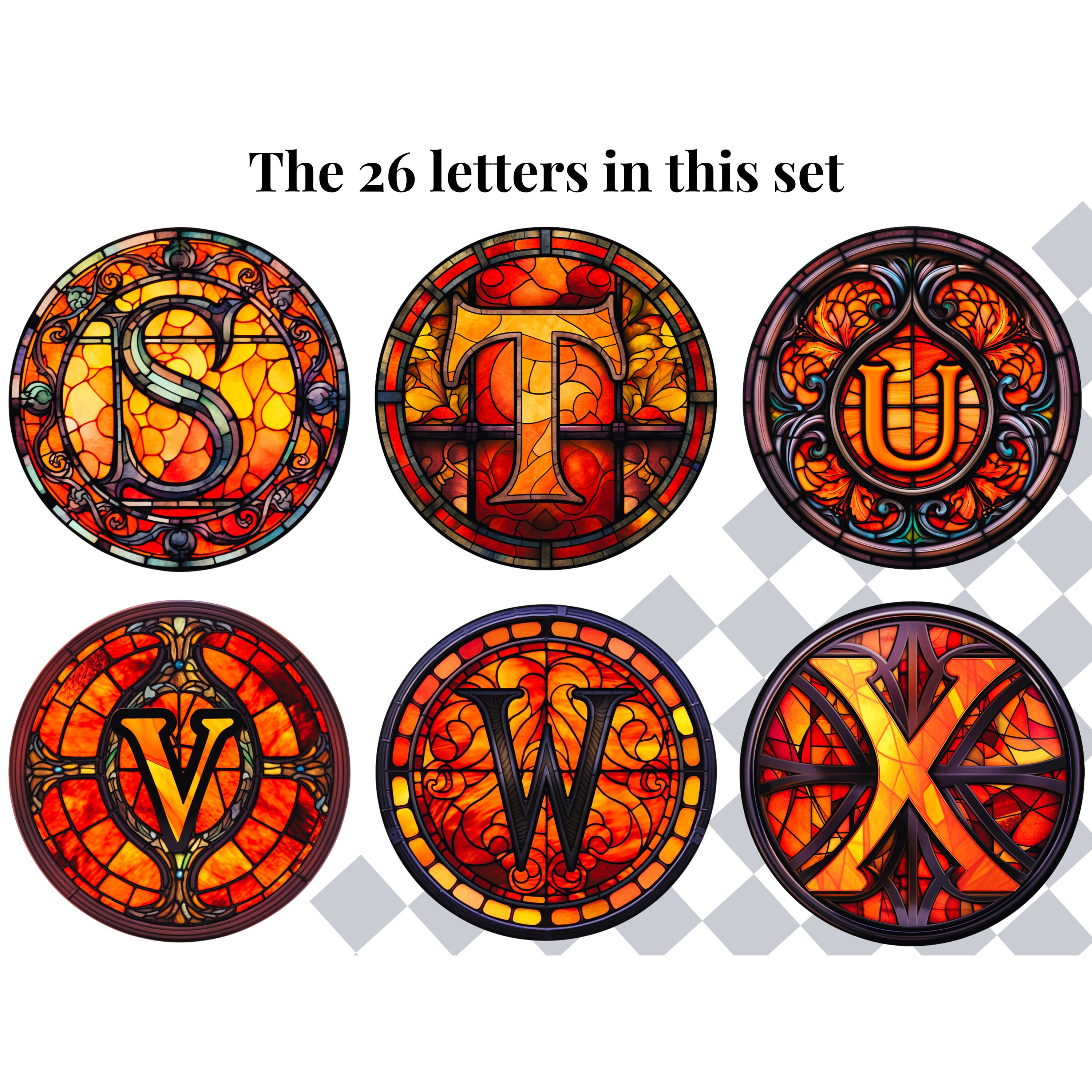 Halloween Clipart Alphabet Letters PNG for Printable Download Digital ...