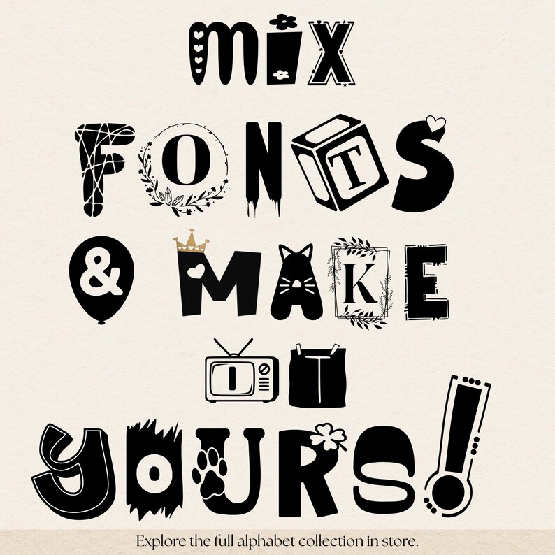 Spooky Scribbles Hand Drawn Font PNG | Halloween Gothic Letters ...