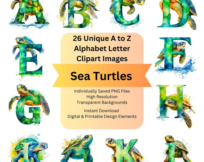 Octopus Clipart Animal Alphabet Letters PNG for Under the Sea Cute ...